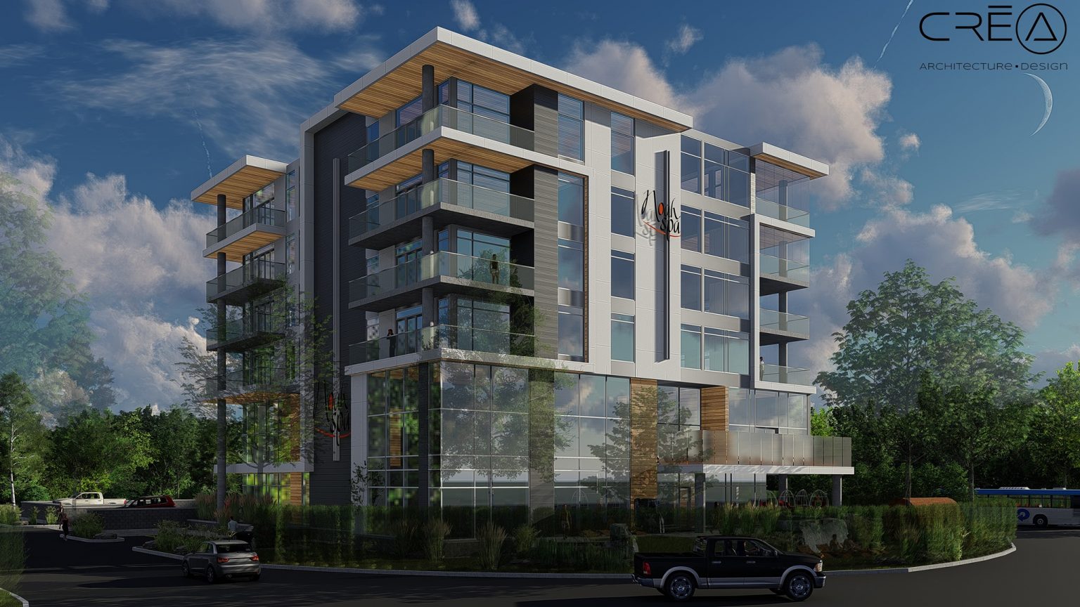Condo Omega Noah Spa à Rimouski - Camec Inc.